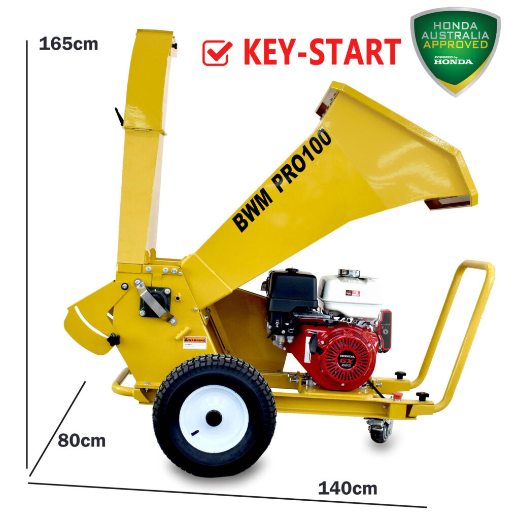 BWM PRO100HK (KEY START) COMBI Chipper | BWM Products