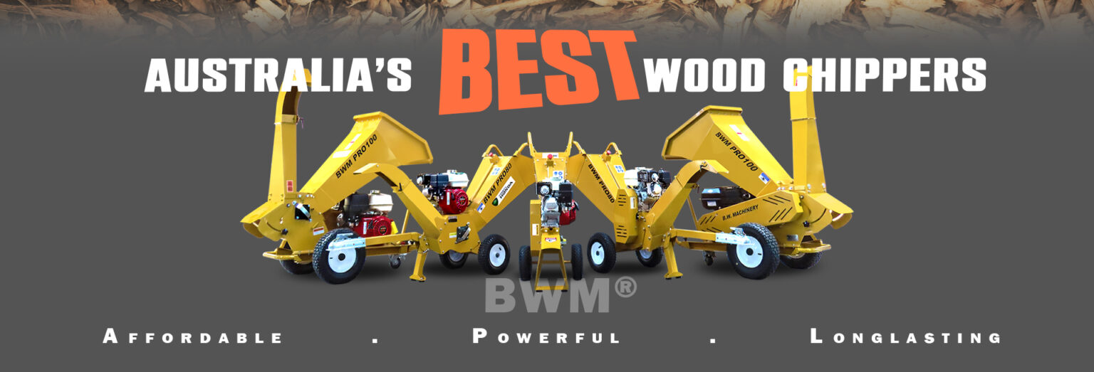 Wood Chippers And Log Splitters In Brisbane | BWM Products
