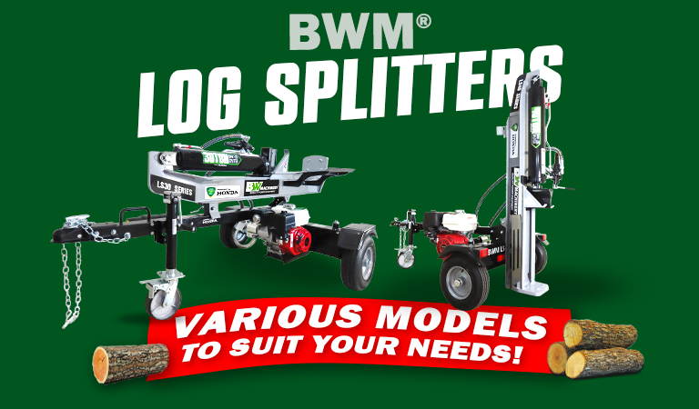 Log Splitters And Wood Chippers in Australia | BWM Products