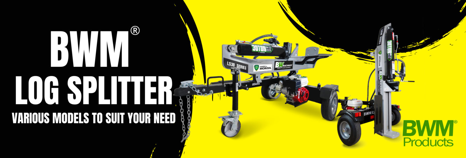 Log Splitters And Wood Chippers in Australia | BWM Products